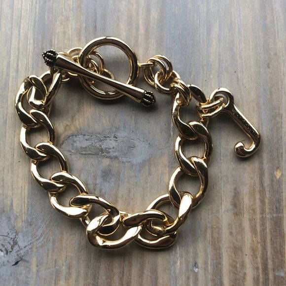 Juicy Couture | Jewelry | Juicycouture Iconic Gold Tone Curb Link ...